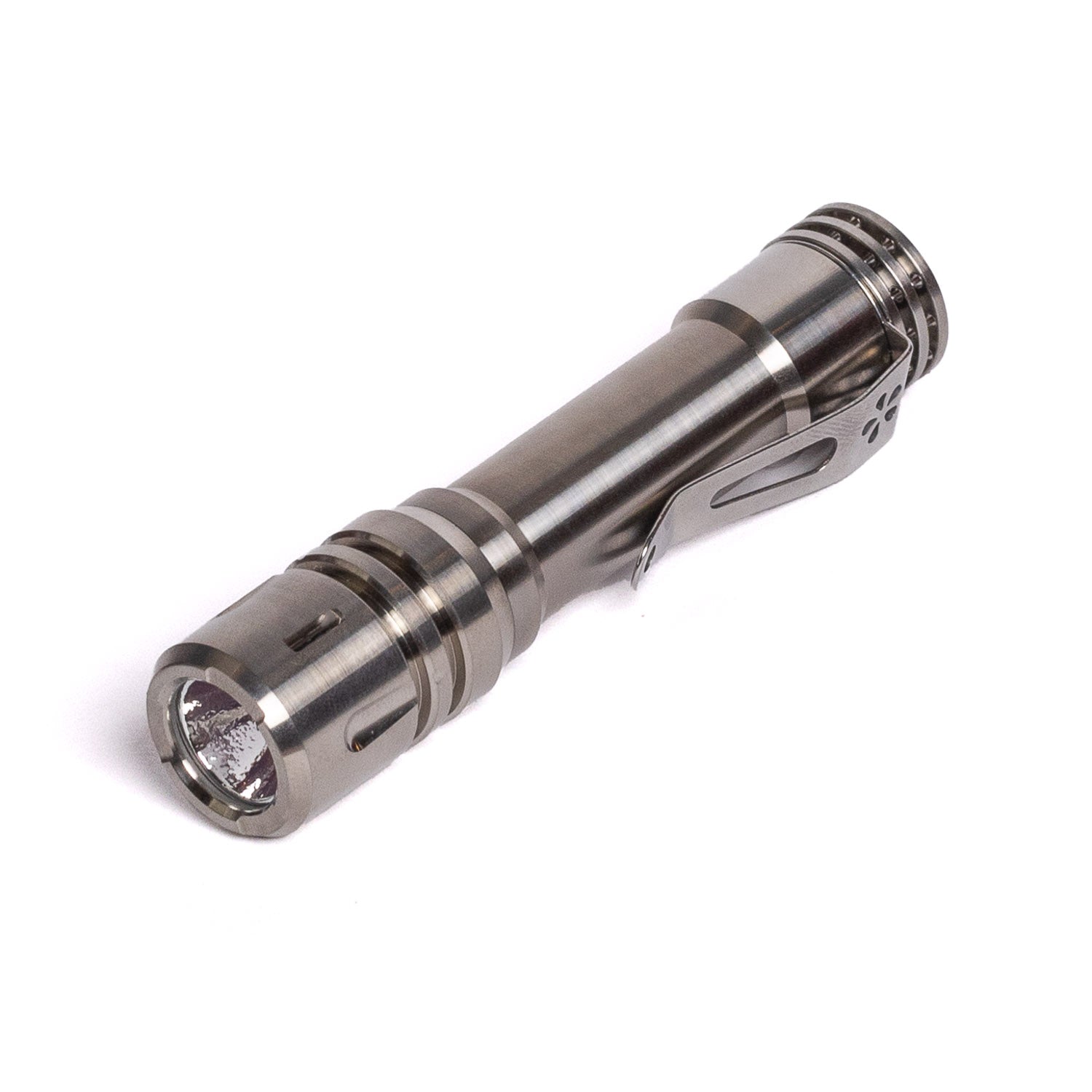 ReyLight LANapple Flashlight - Smooth Titanium