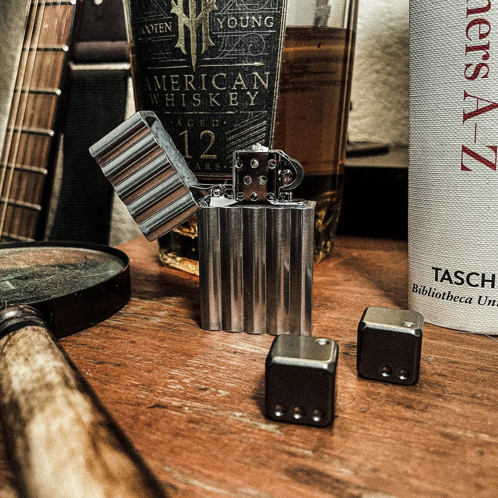 Tsubota Pearl Hard Edge Aluminum Wave Lighter – Gladfellow