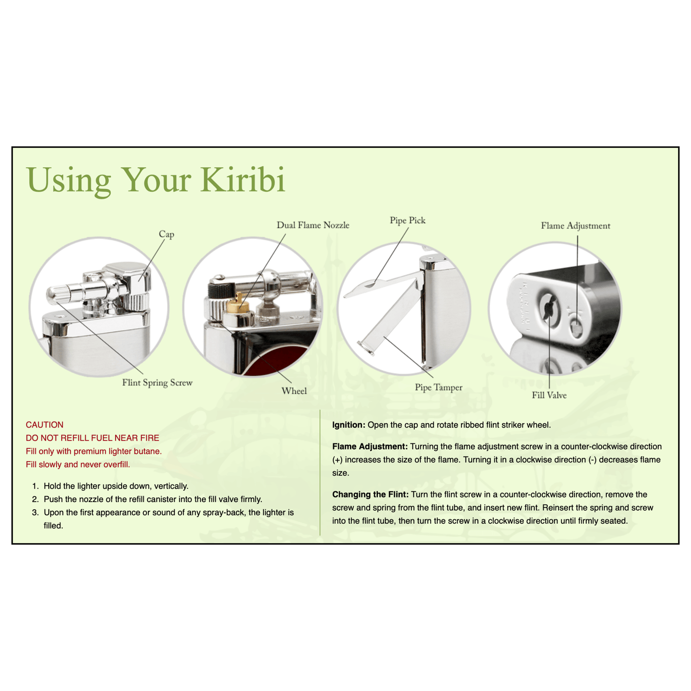 Kiribi Kabuto Pipe Lighter - Black Matte – Gladfellow