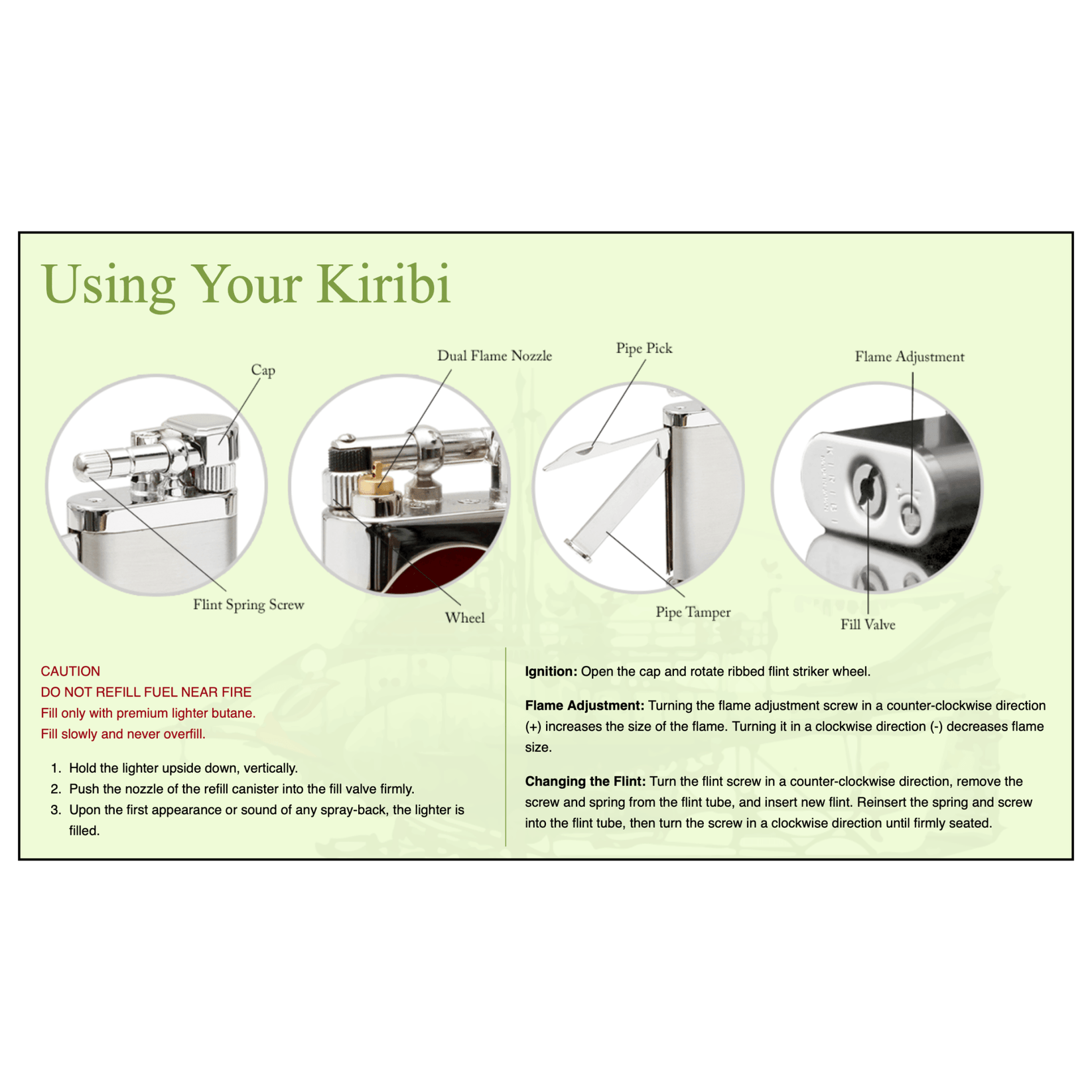 Kiribi Kabuto Pipe Lighter - Black Matte – Gladfellow