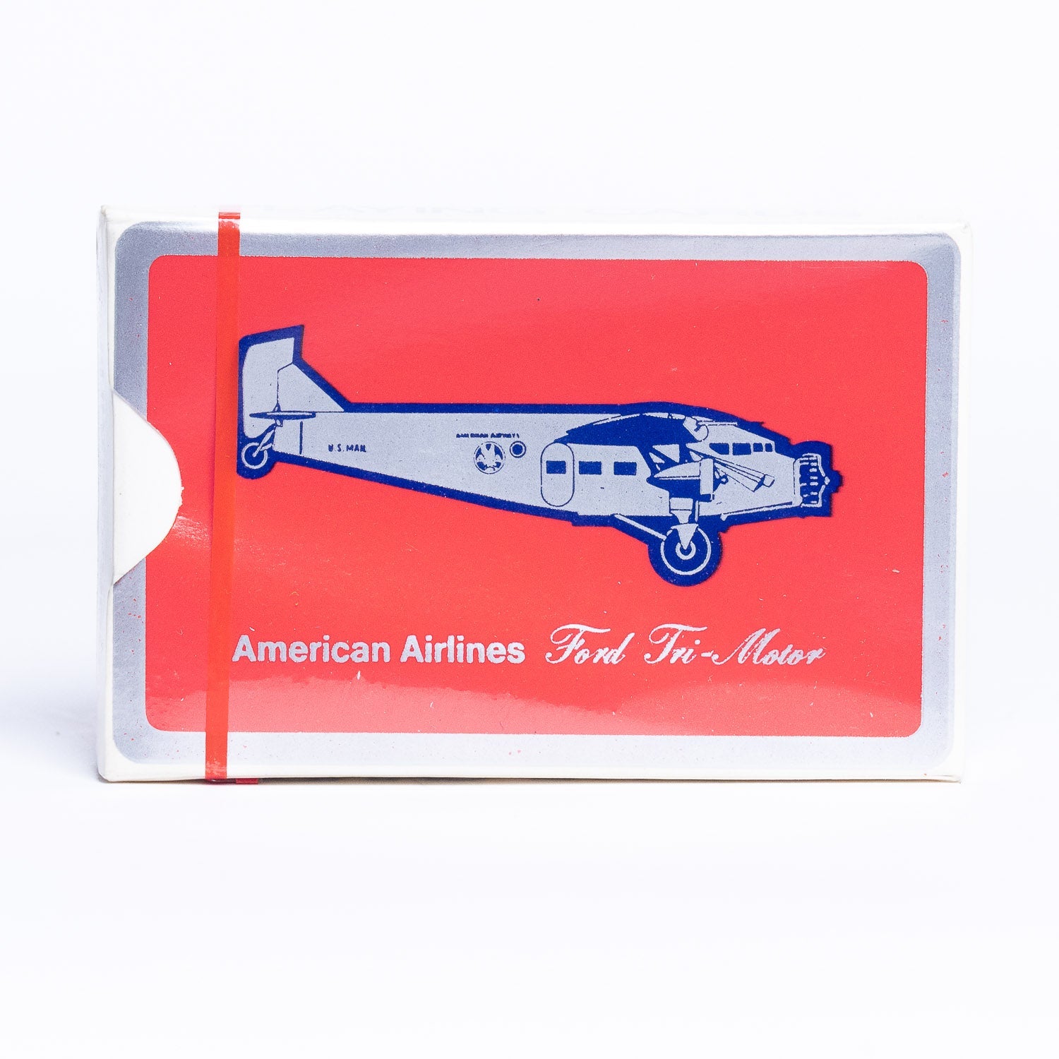 Vintage American Airlines Ford Tri-Motor Playing Cards - Red – Gladfellow