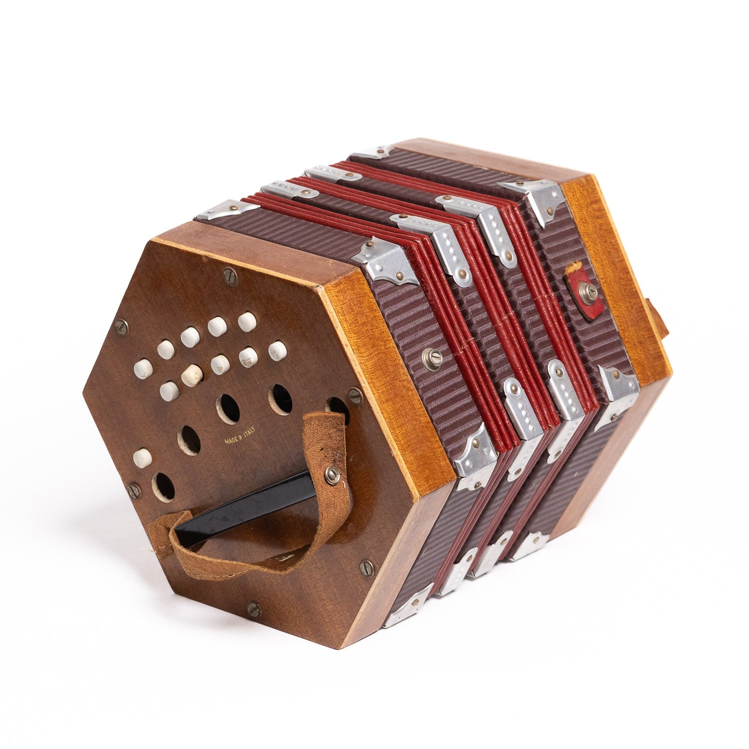 Vintage Concertina Accordion (Squeezebox)